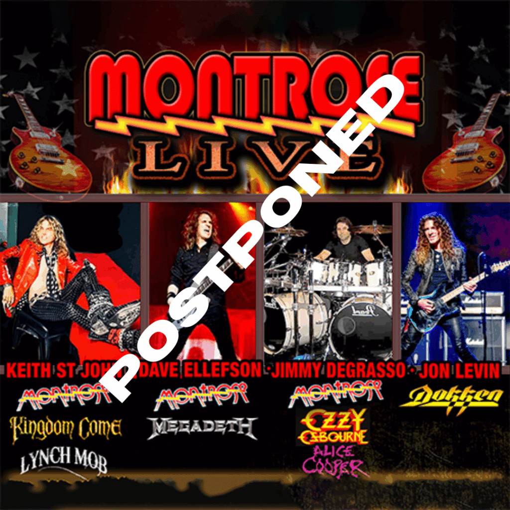POSTPONED: MONTROSE LIVE - Arcada Theatre