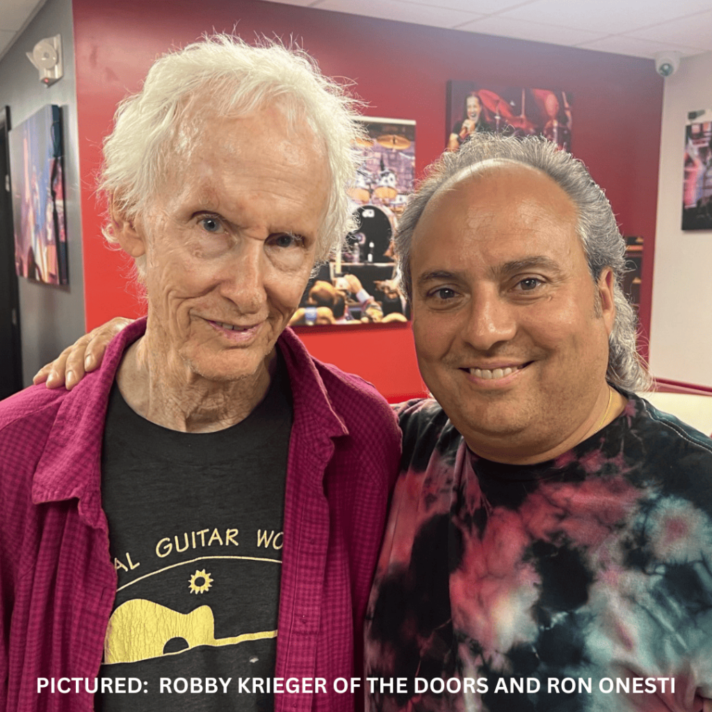 Backstage with Ron Onesti: Robby Krieger "Lit The Fire" - Arcada Theatre